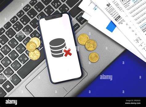 Database Error Access Denied To Personal Info And Files Concept Business And Cybersecurity