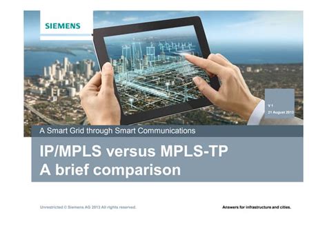 Comparisonip Mplsversusmpls Tp For Telecompdf