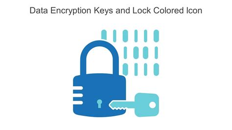 data encryption keys and lock colored icon in powerpoint pptx png and