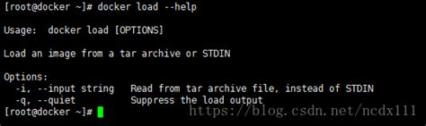 Docker镜像的导入导出docker导入镜像命令 Csdn博客