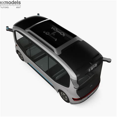 Yutong Xiaoyu Autonomous Bus 2025 3d Model Download Bus On