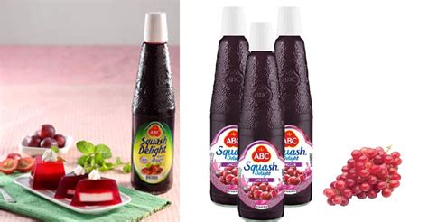 Jual Abc Sirup Squash Delight Anggur 450 Ml Multi Pack 12 Pcs Di Seller Abc Heinz Official