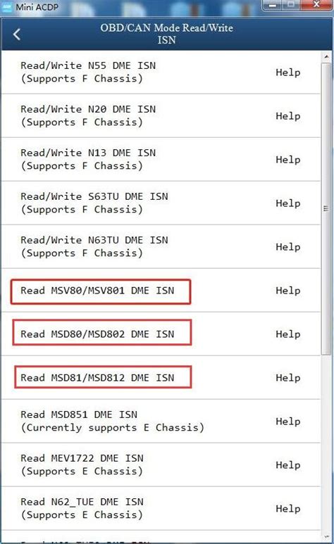 Mini Acdp Read Msv80 Isn Can Communication Error” Solution Yanhua Mini Acdp Tech Suport