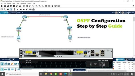 OSPF Routing Protocol Configuration In Cisco Packet Tracer Step By