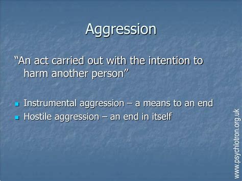 Ppt Understanding Aggression Causes And Effects In Human Behavior