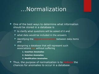 Chapter 4 Normalization And Relational Algebra Pdf
