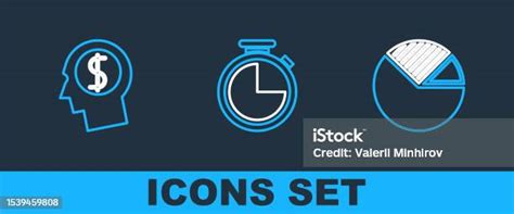 선 파이 차트 인포그래픽 사업가 계획 및 스톱워치 아이콘을 설정합니다 벡터 개념에 대한 스톡 벡터 아트 및 기타 이미지 개념 그래프 금융 Istock