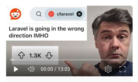 Tomorrow On Youtube My Researchopinion Video Called Laravel Is Not
