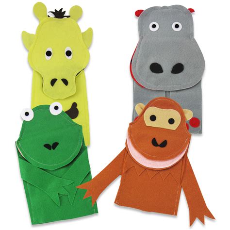 Hand Puppets Wild Animals Brite Idea