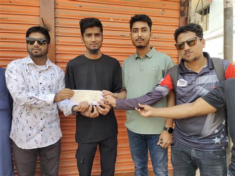 ১ লাখ টাকা পেলেন আন্দলনের আহত ব্যক্তি দৈনিক আমার বাংলাদেশ