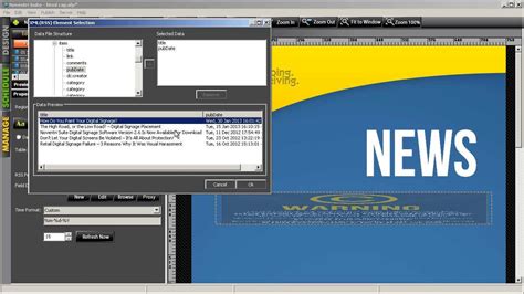 Rss Feed Tutorial Noventri Suite™ Digital Signage Player Software Youtube