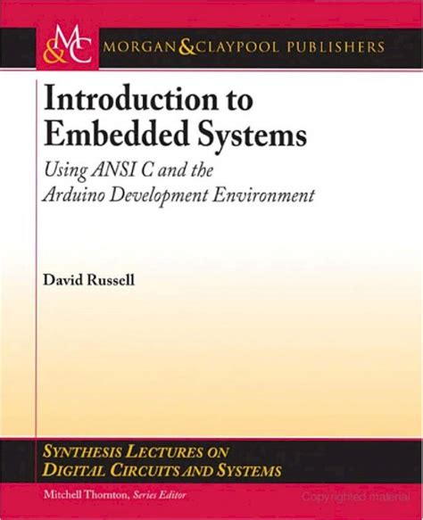 Pdf Introduction To Embedded Systems Using Ansi C And The Arduino Development Environment