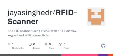 github jayasinghedr rfid scanner an rfid scanner using esp32 with a