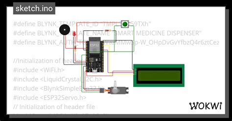 smart medicine dispenser copy wokwi esp32 stm32 arduino simulator