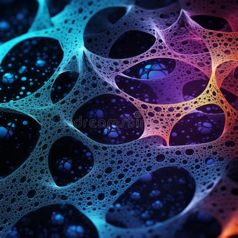 Colorful Cybersecurity Background With Lace Patterns And Contrasting Colors Stock Illustration