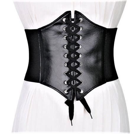 Black Plus Size Corset Belt Plus Size Elastic Wide Belt Plus Etsy