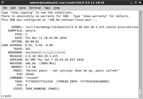 Analyzing Linux Kernel Crash Dumps With Crash The One Tutorial That