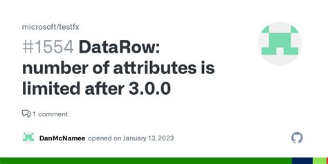 DataRow Number Of Attributes Is Limited After 3 0 0 Issue 1554