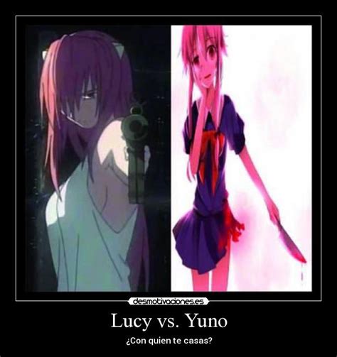 Lucy Vs Yuno Desmotivaciones