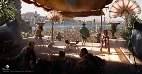 Ubisoft Assassins Creed Origins Art Blast Artstation Magazine