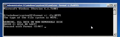 How To Format A Computer Hard Drive Using Command Prompt In Bios