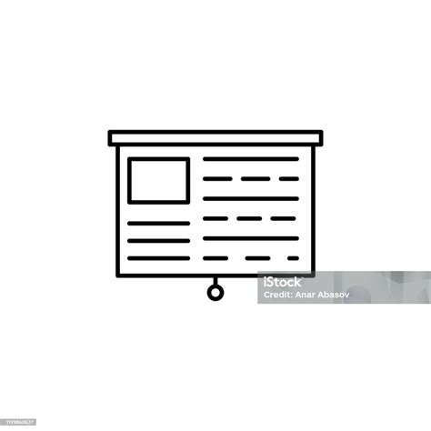 프리젠테이션 제목 파일 아이콘 편집 디자인 아이콘의 요소입니다 웹 사이트 디자인 및 개발 앱 개발을 위한 얇은 라인 아이콘