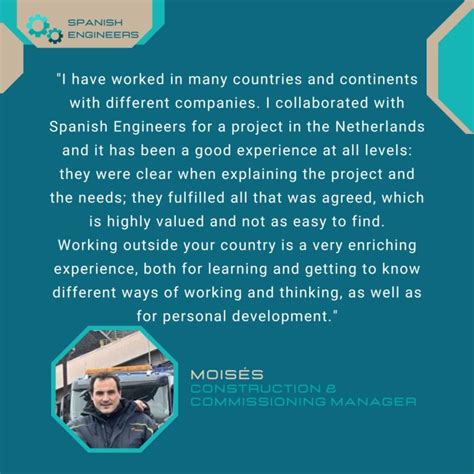 Job Vacancies For Engineers Spanish Engineers