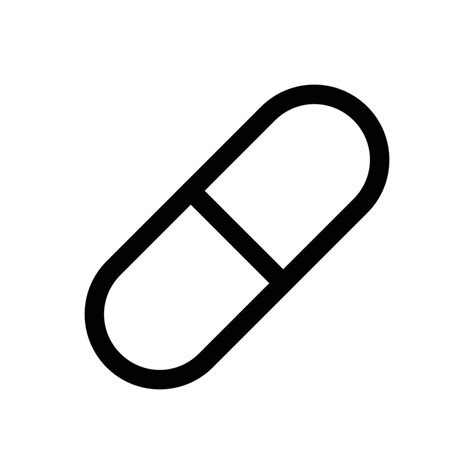 Capsule Vector Icon Medicine Icon 4897825 Vector Art At Vecteezy