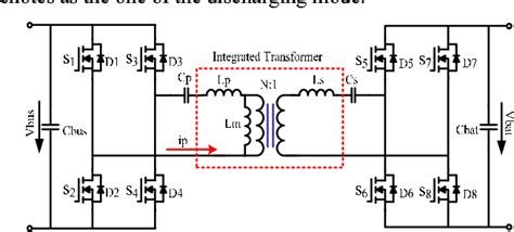Figure 1 From Bidirectional Cllc Resonant Dc Dc Converter With Integrated Magnetic For Obcm