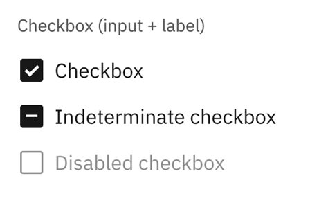 Component Design Audit V12 Checkbox · Issue 1841 · Carbon Design Systemcarbon · Github