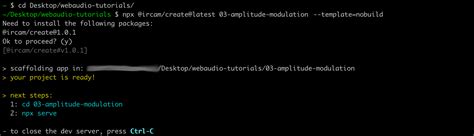 amplitude modulation synthesis web audio tutorials