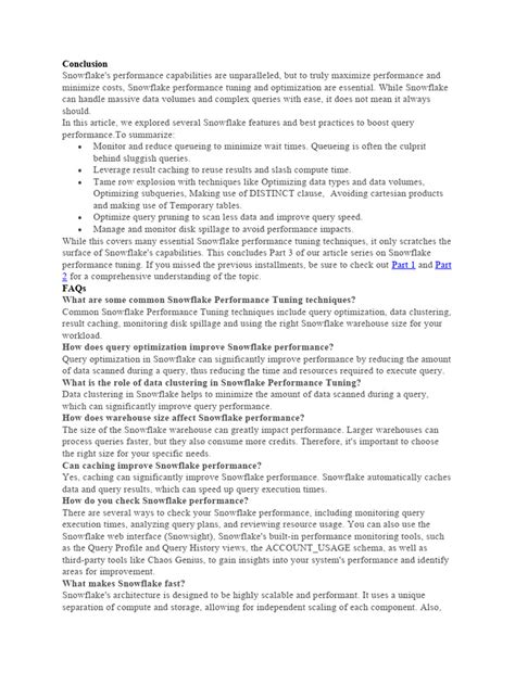 Snowflake Faq Pdf Databases Cloud Computing