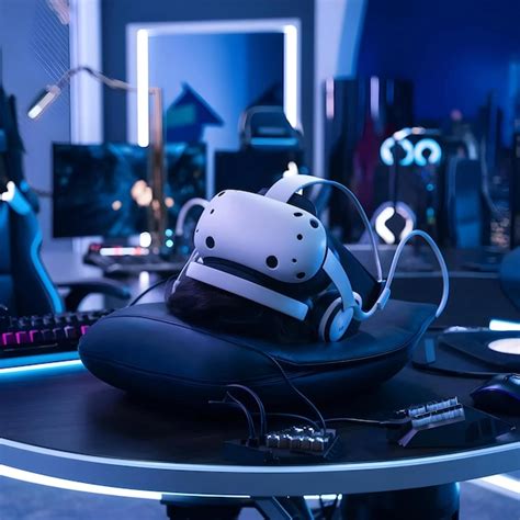 VR Gaming Setup Premium AI Generated Image