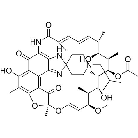 25 O Deacetyl 23 O Acetyl Rifabutin Medchemexpress