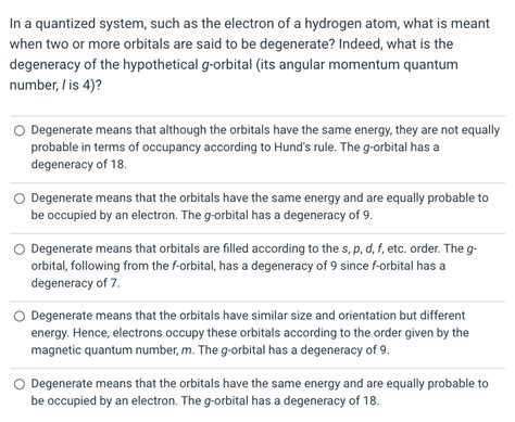 Solved In A Quantized System Such As The Electron Of A