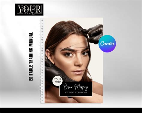 Eyebrow Mapping Editable Manual Tutorial Brow Training Course