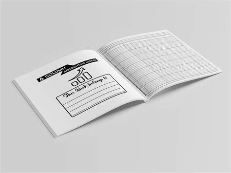 6 Column Accounting Ledger Book Graphic By Creative Kdp Store