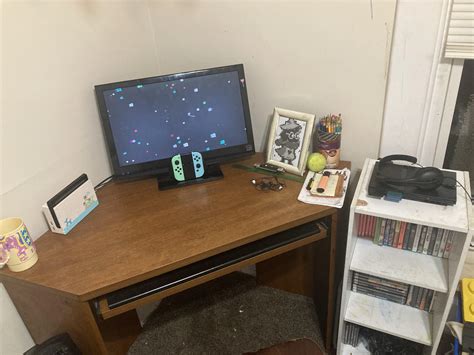 Just Finished Reworking My Setup Ps2 And Switch Are All I Can Afford Atm R Gamingsetups