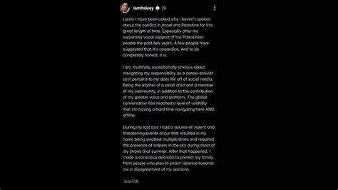 Halsey Slams People Calling Her ‘coward For Not Speaking On Israel