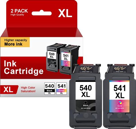 540xl 541xl Ink Cartridges Replacement For Canon 540 Pg 540xl Black And