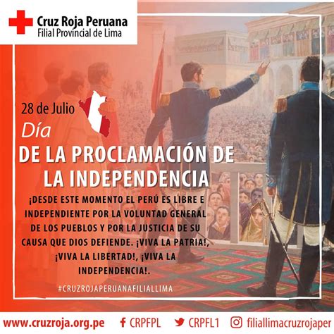 Día De La Proclamación De La Independencia Del Perú