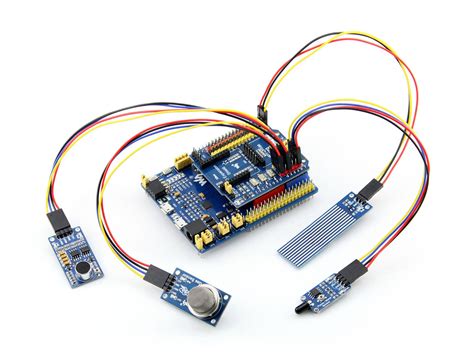 xnucleo f411re development kit comes with io expansion shield and