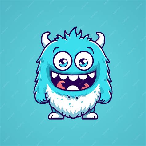 Premium Vector Cute Monster Cartoon Vector Illustration