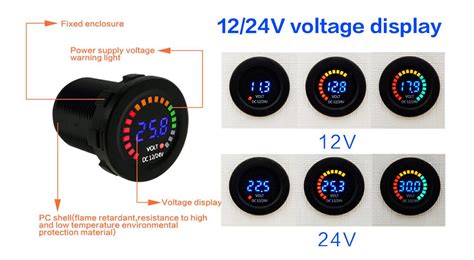 방수 배터리 미터 Dc 볼트 미터 Led 디지털 디스플레이 의 고품질 방수 배터리 미터 Dc 볼트 미터 Led 디지털 디스플레이