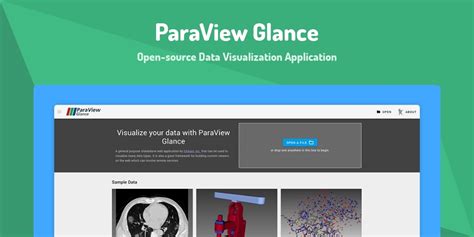 Paraview Glance Open Source Data Visualization Application Made