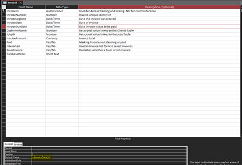 Update A Field Based Off Of Another Field In The Same Table Access