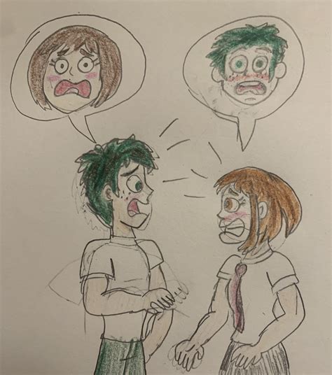 My Hero Academia Body Swap Deku And Uraraka By 13mcjunkinm On Deviantart
