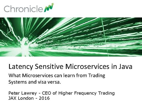 latency sensitive microservices in java what microservices can