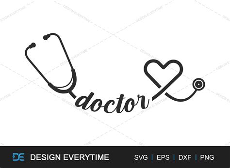 Stethoscope Heart Svg Medical Tools Svg Graphic By Designeverytime