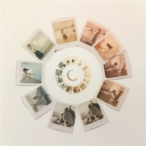 Free Developing Moment Spiral Image Polaroid Spiral Development